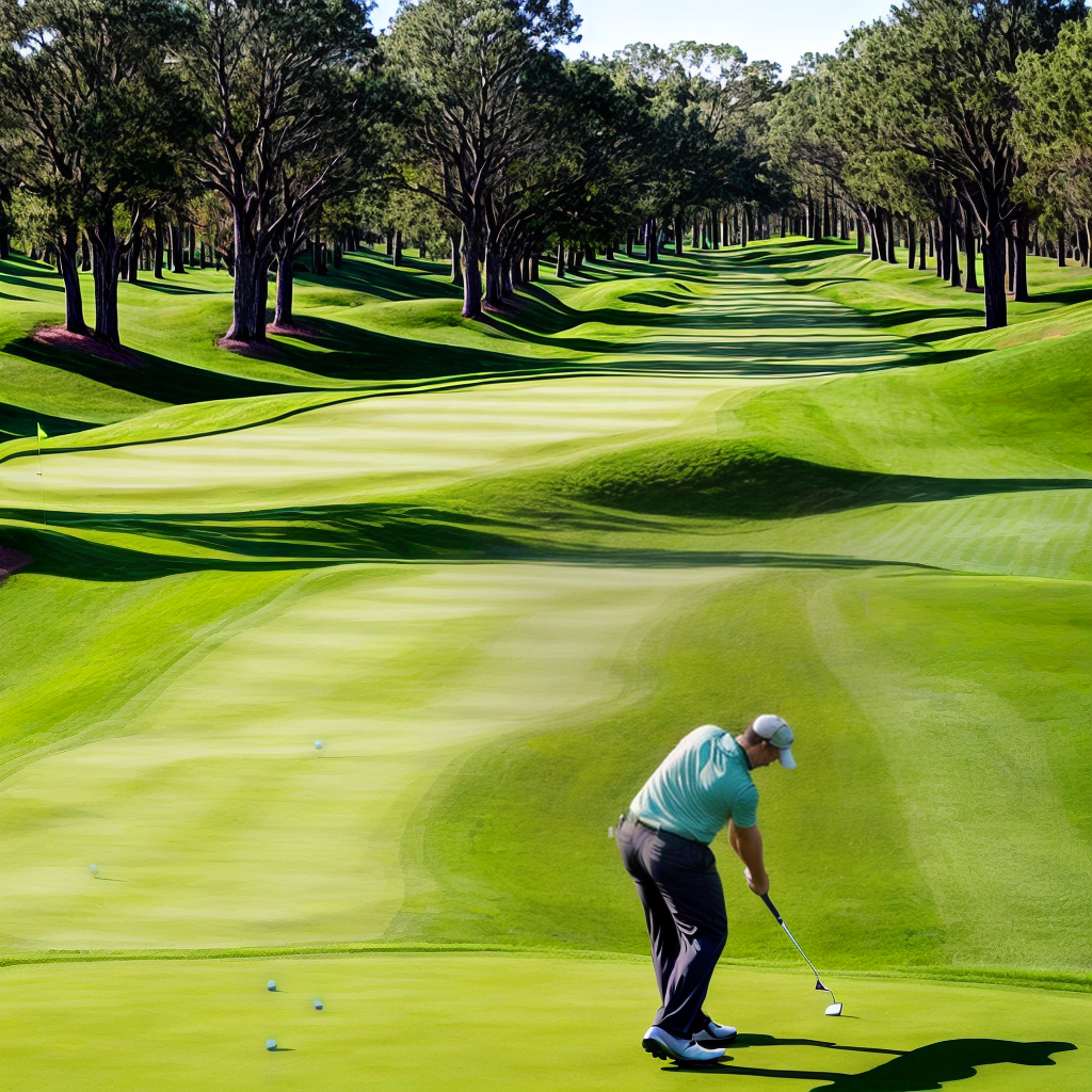 shrek playing golf with jesus