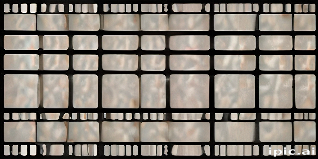 Abstract Grid Design Featuring Multiple Rectangles with a Soft Blurred ...