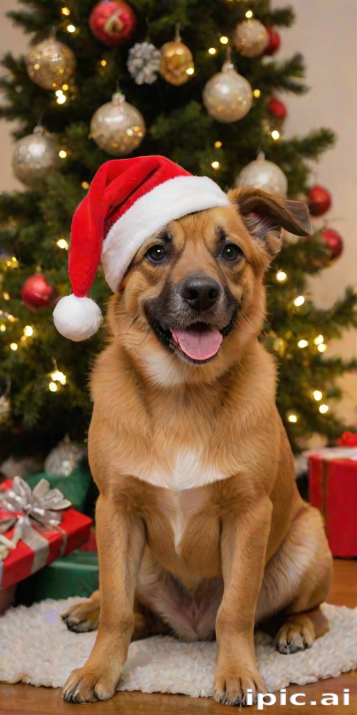 christmas dog photos