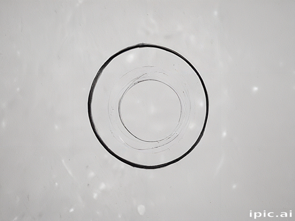 Abstract Circular Design on a Light Background with Subtle Textures and ...