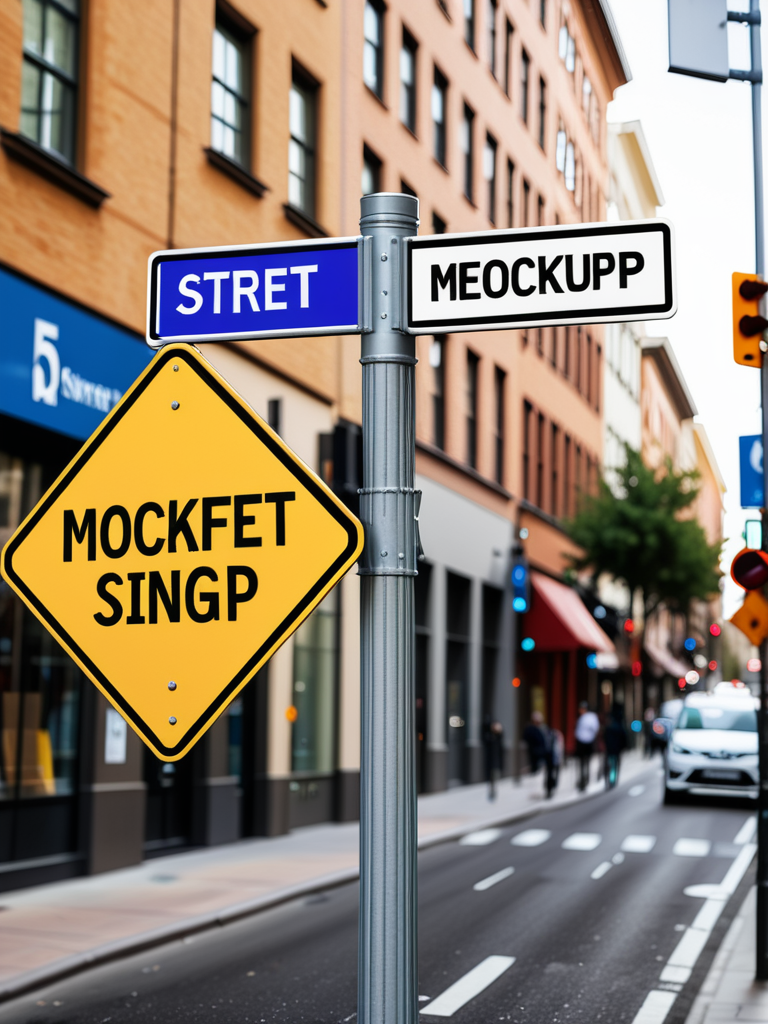 Street Sign in Urban Area Featuring Unique and Quirky Street Names