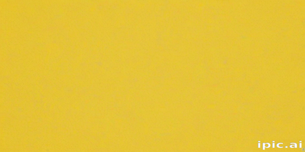Bright Yellow Background Evoking Cheerfulness and Warmth in Visual Art