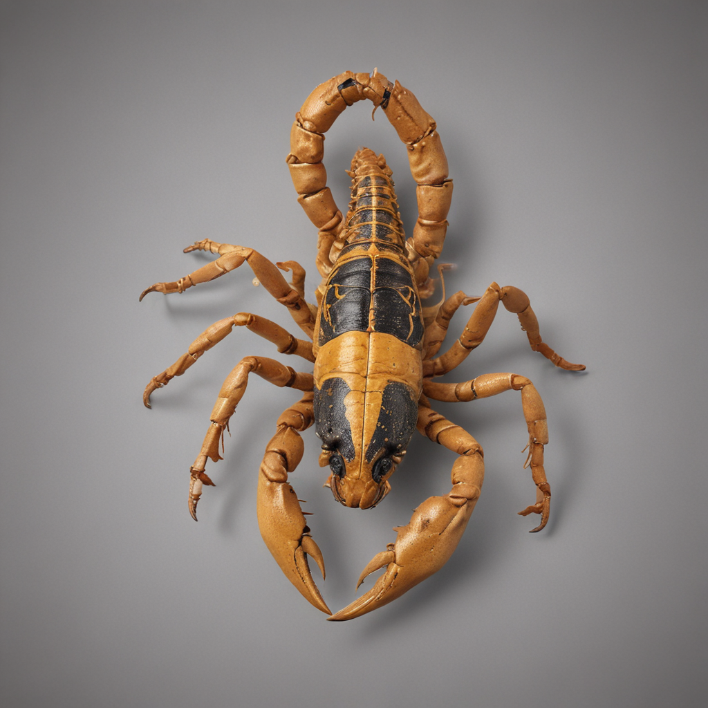 Close-Up of a Majestic Scorpion Displaying Its Intricate Features and ...