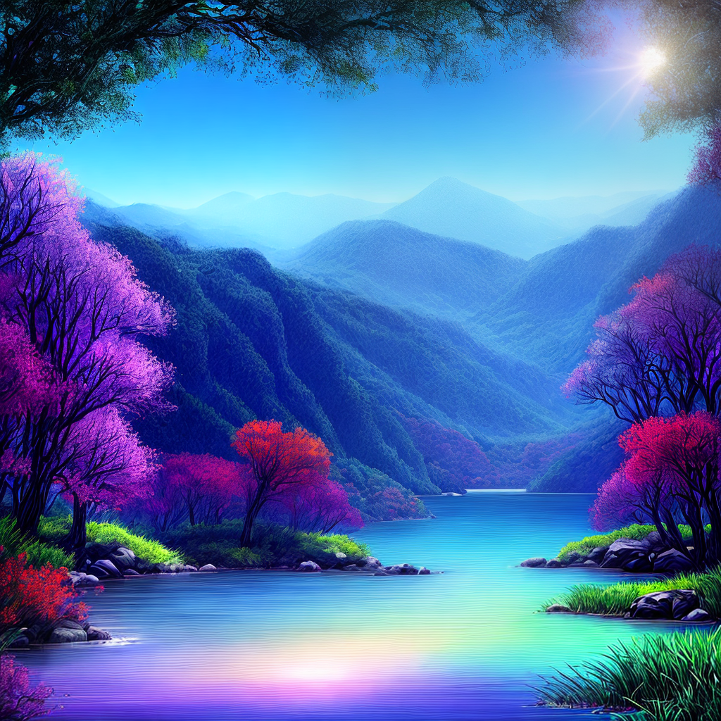 Most Magnificent Beautiful Future World Digital Art (copy-right free)