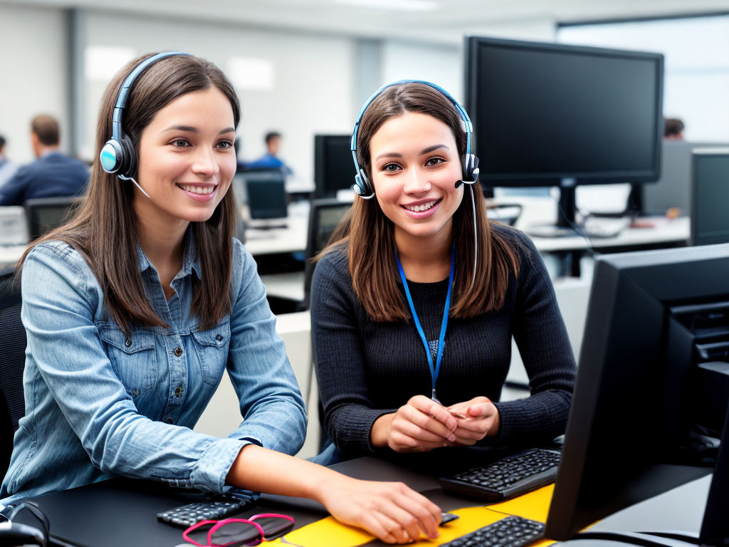 Female Customer Support Engineer