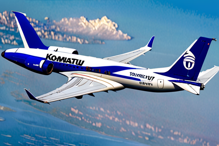 Komatsu airplane