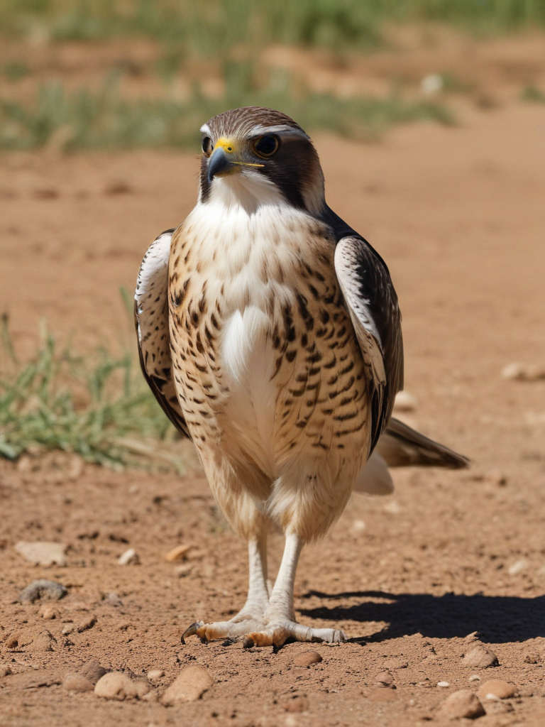 falcon playing baseball