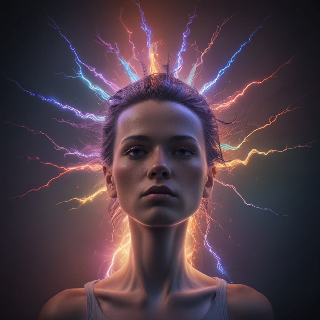 Imagine a colorful and electric pill almost as it has a magic effect on ...