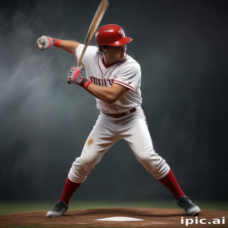 A Baseball Player Preparing for a Powerful Swing on the Field.