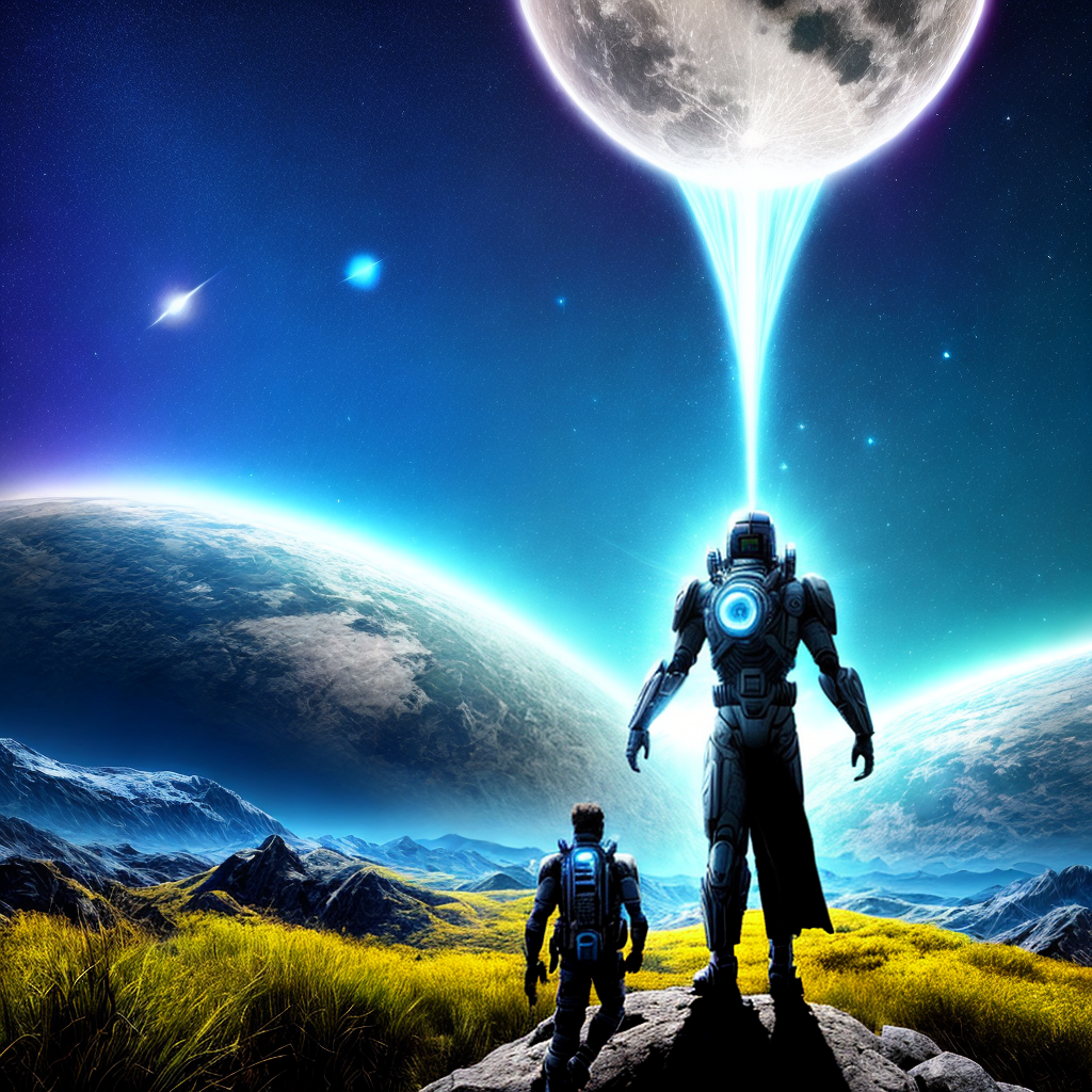 Best positive good vibe sci-fi film elegant photo (copyright free)