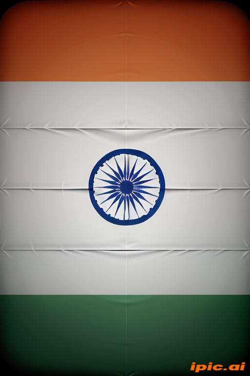 Vibrant Representation of the Indian National Flag with Iconic Ashoka ...
