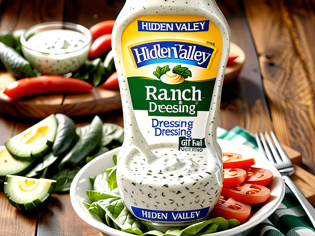 Delicious Hidden Valley Ranch Dressing Perfectly Accompanying Fresh ...