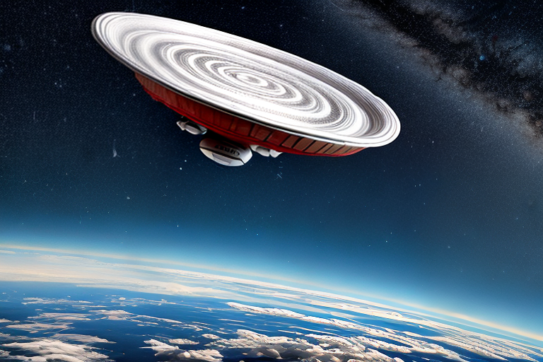 Air dishes on Earth send a signal into the atmosphere
