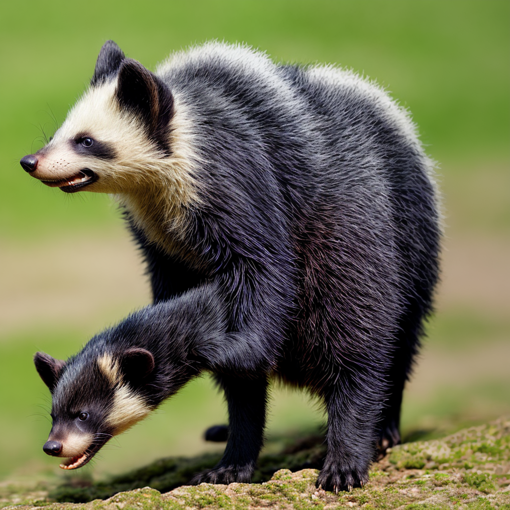 snarling honey badger
