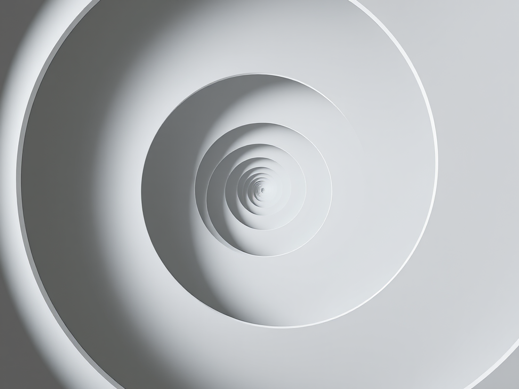 Create a high-resolution spiral pattern with sharp contrasts and smooth ...