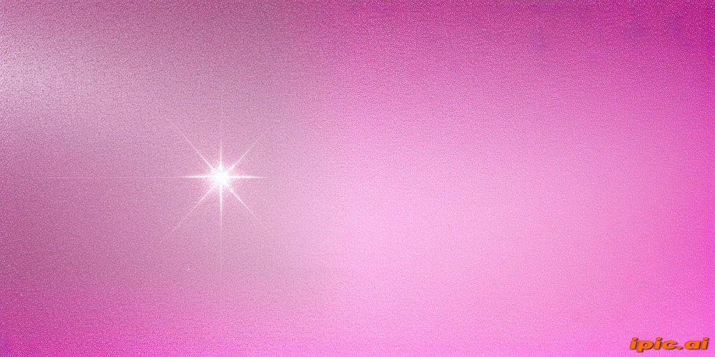 Radiant Pink Background with a Sparkling Starburst Effect and Smooth ...