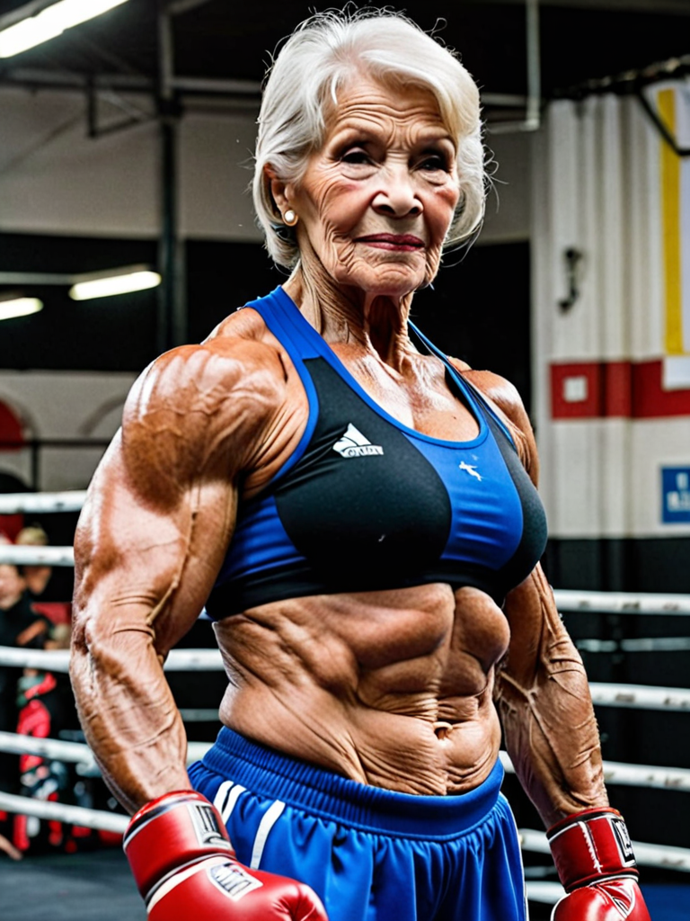 a huge bulky thick ripped heavily built veiny muscular mean face ...