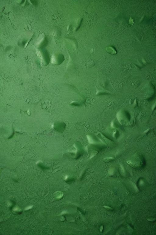 Textured Green Surface with Subtle Patterns and Natural Depth Effects