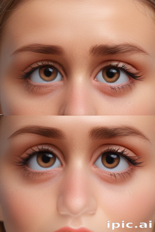 Comparison of Two Realistic Human Eye Renderings Showcasing Detailed ...