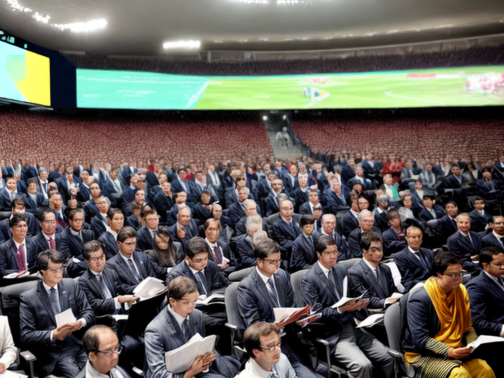 lecture roon full of people