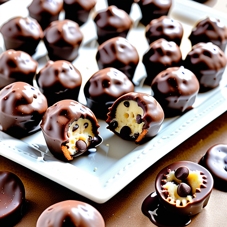 Delicious Chocolate-Covered Treats Filled with Creamy Sweet Centers and ...