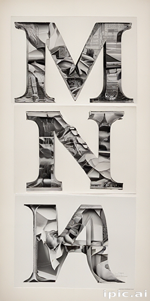 Creative Typography Artwork Featuring Intricate Images Within Bold ...