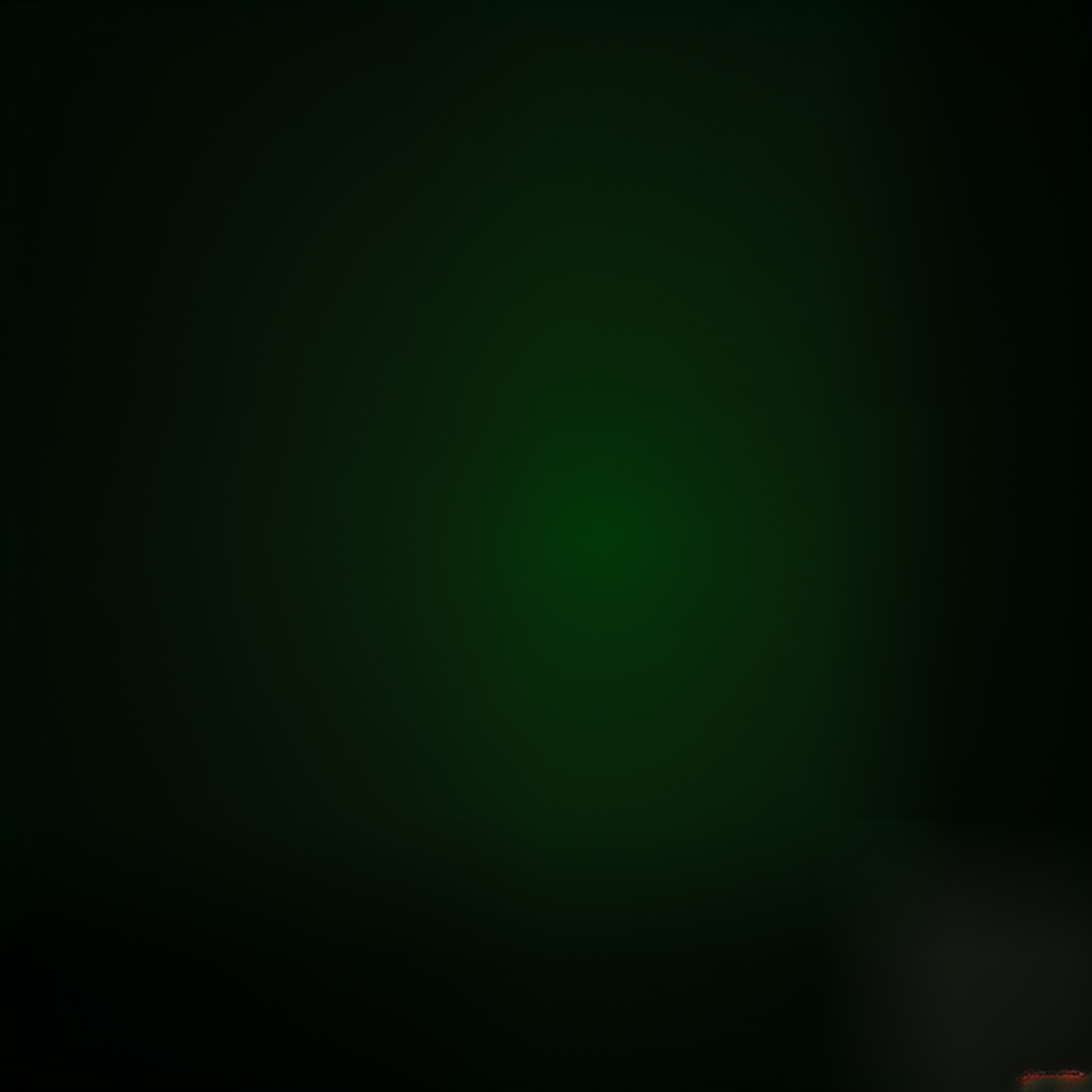 An Abstract Representation of Deep Green Colors Blending Together Smoothly