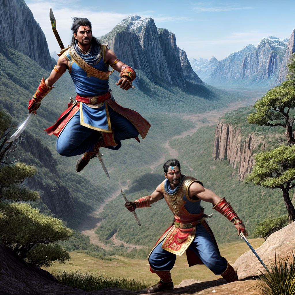 imagine prompt: Realistic, personality: [Amidst the chaos,Indian King ...