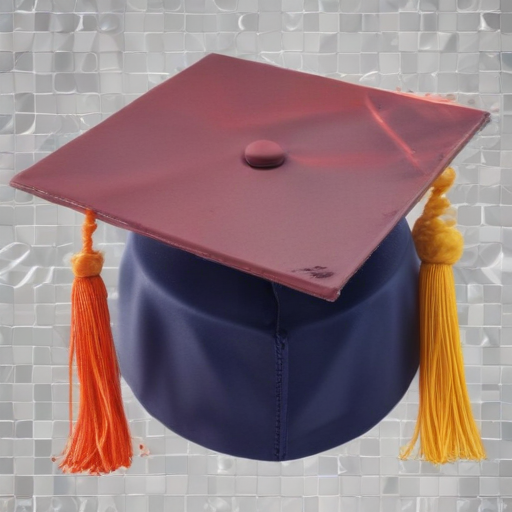 A Colorful Graduation Cap Ready to Celebrate Academic Achievements and ...