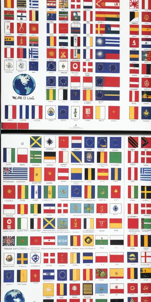 A Colorful Collection of National Flags from Around the World Displayed ...