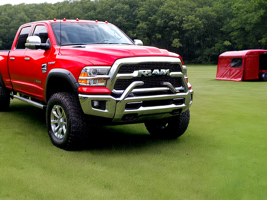 Truck ram red