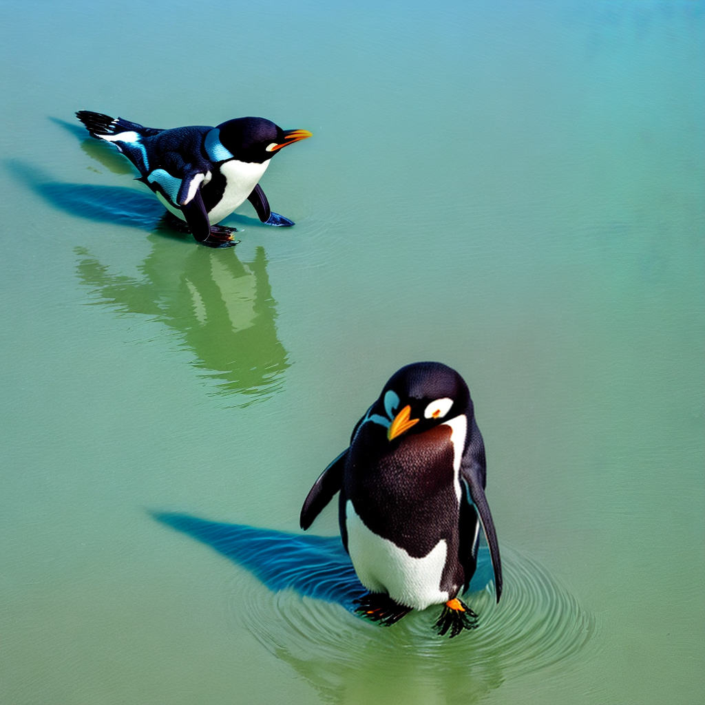 god penguin ruling the world