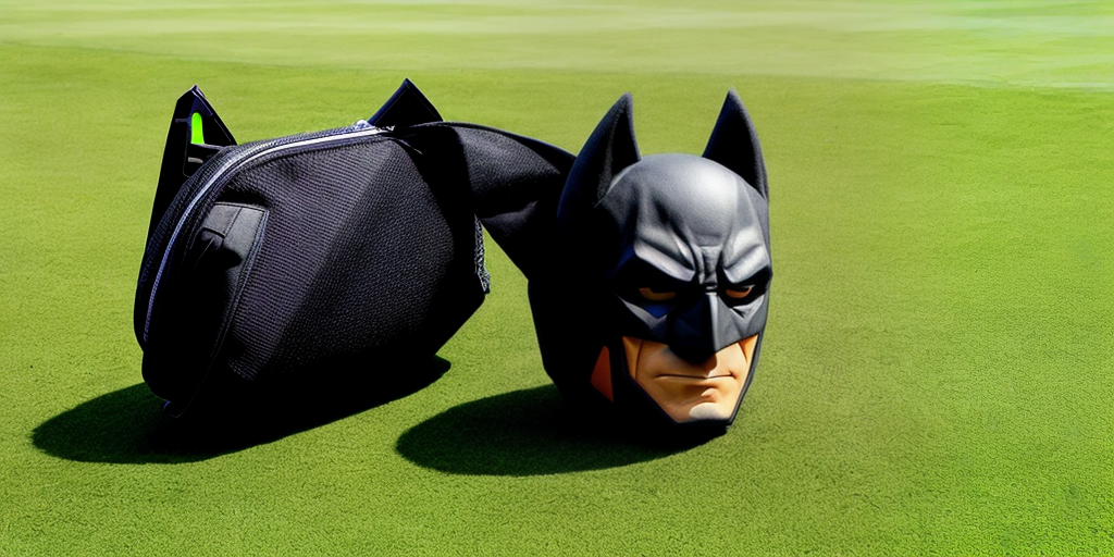 Batman golfing