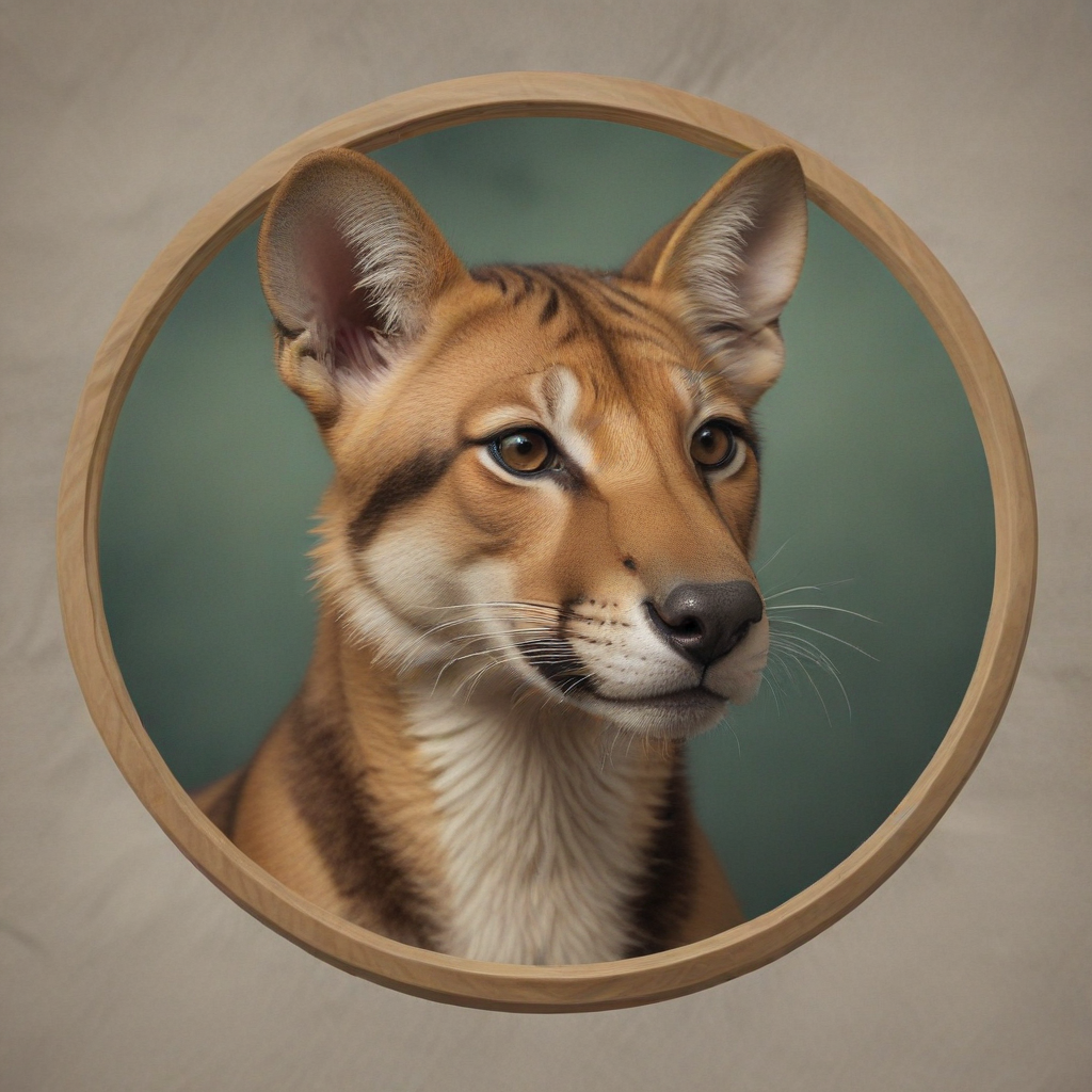 Tiny Tasmanian tiger Crypto token icon