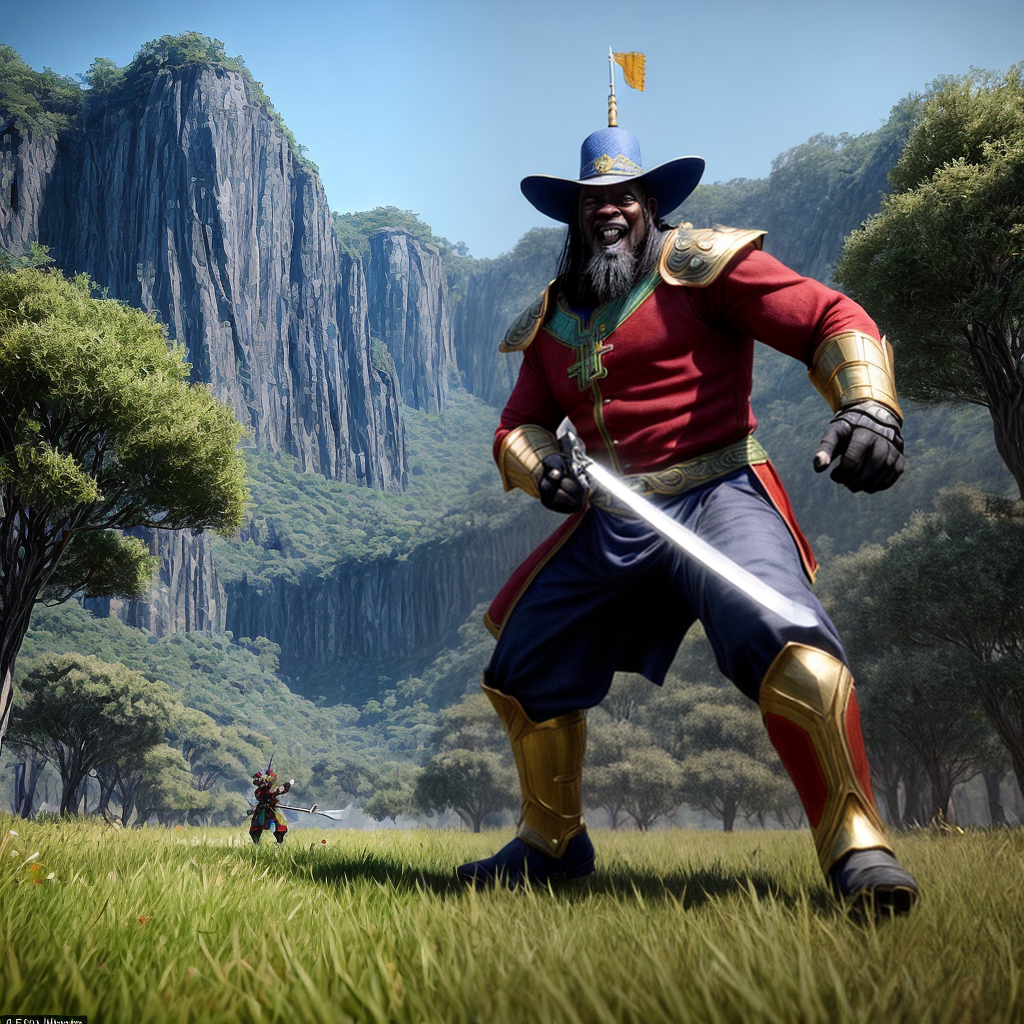 imagine prompt: Realistic, personality: [Amidst the chaos, King ...