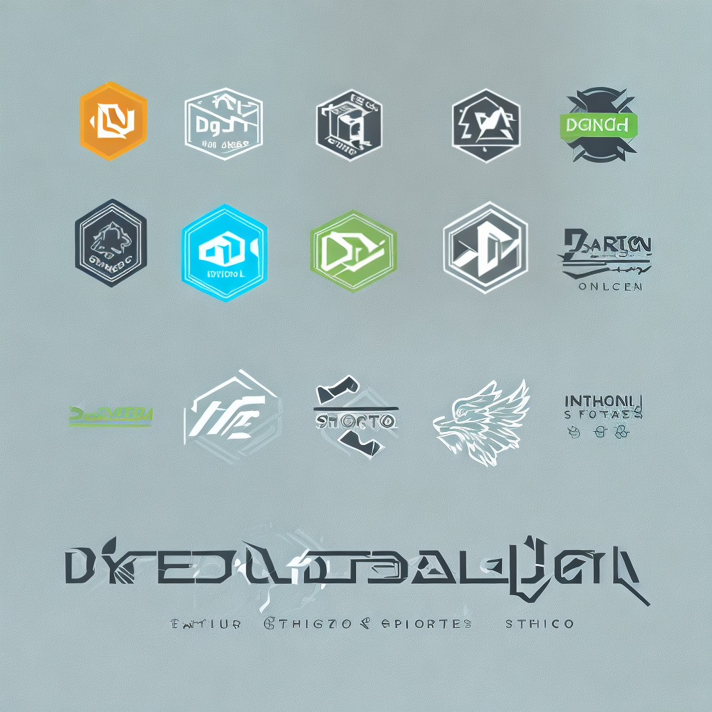 vector logo for digital product shop on etsy
