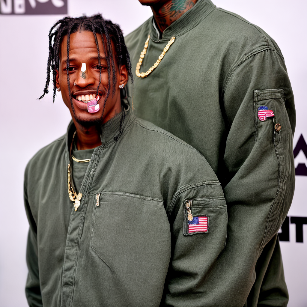 Travis Scott having grillz