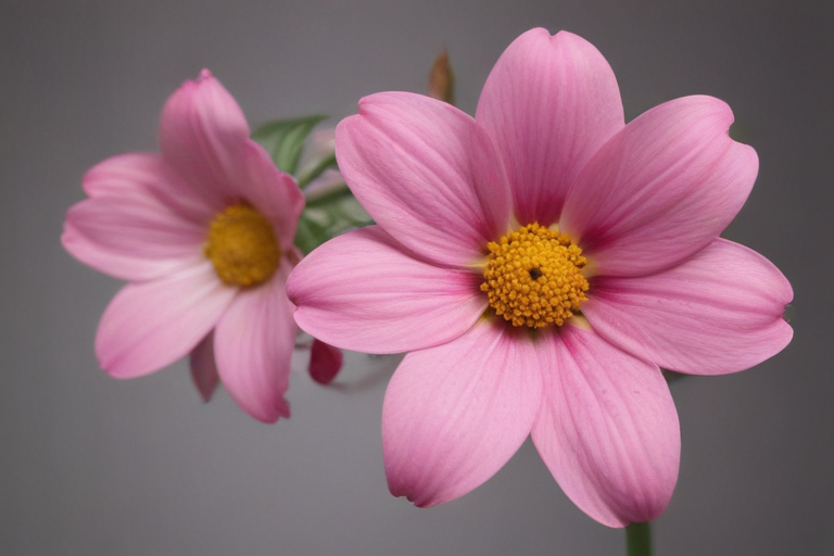 Delicate Pink Flowers in Bloom Showcasing Their Vibrant Beauty and Grace.