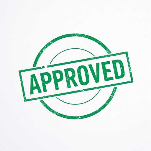Official Stamp Indicating Approval for Documents or Completed Processes