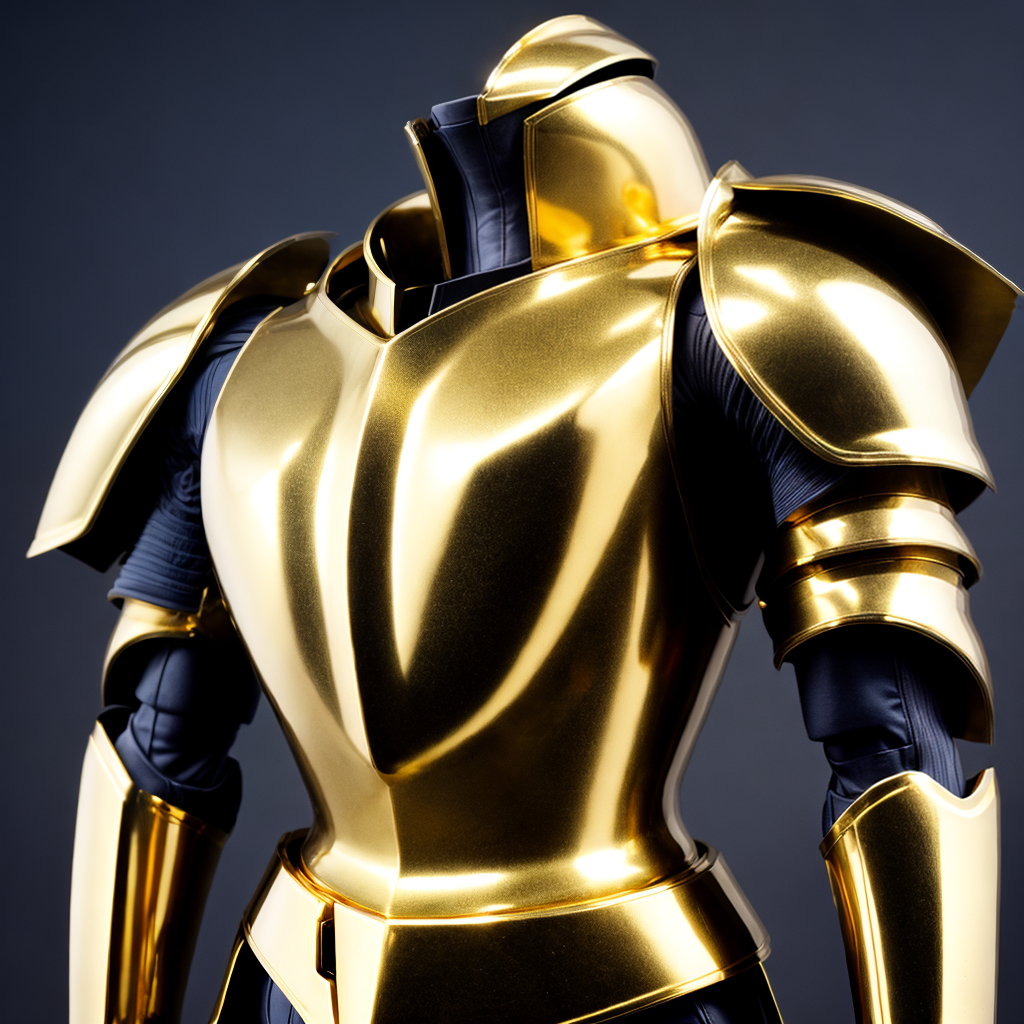 gold plated armor