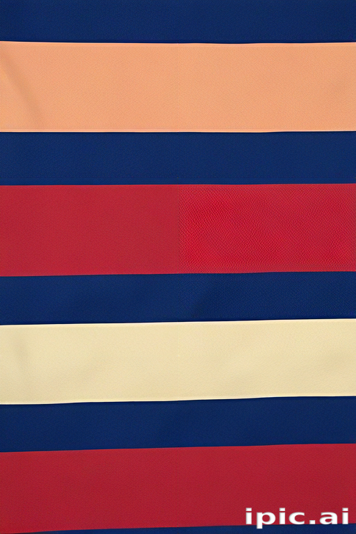 Colorful Horizontal Stripes Featuring a Variety of Bold and Soft Hues