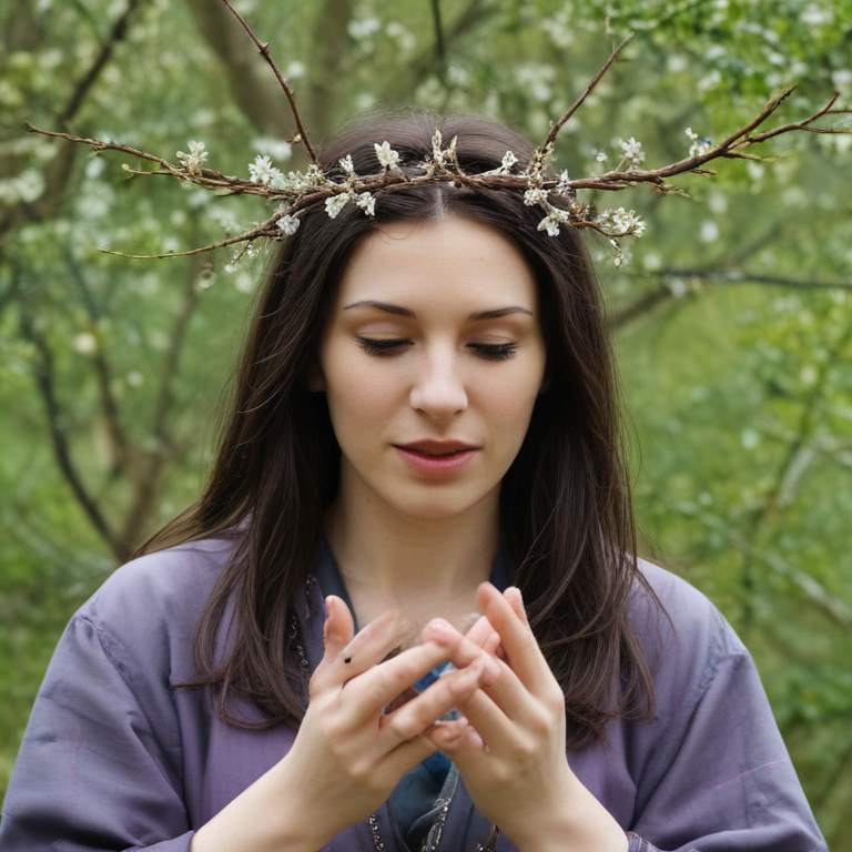 Paganic spring rituals and exorcism.