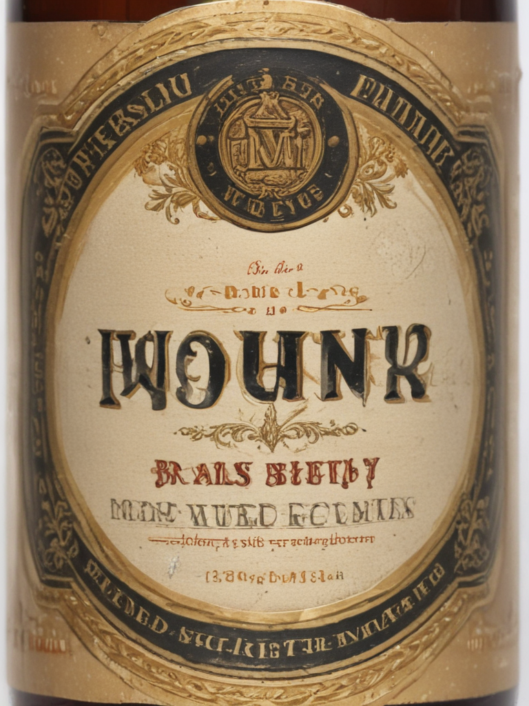 Vienna Lager bottle Beer label