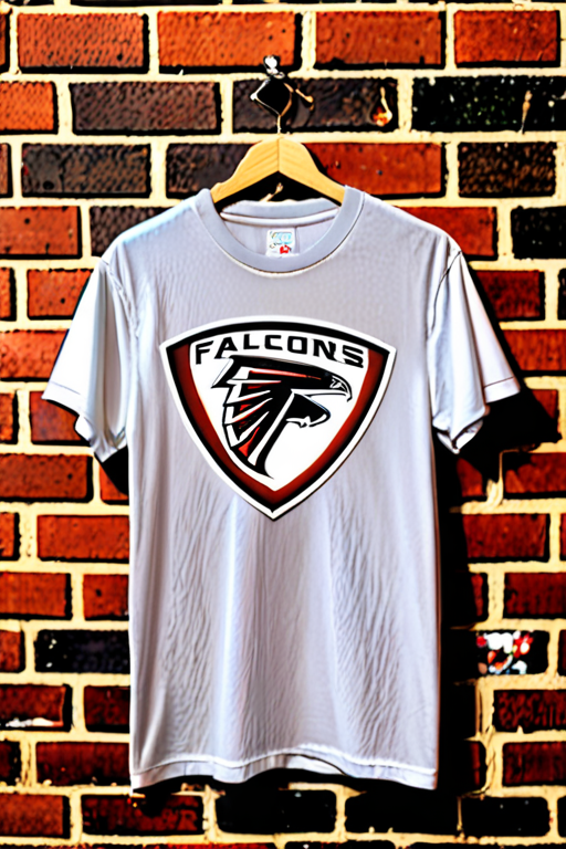 falcons time shirt with the street shield