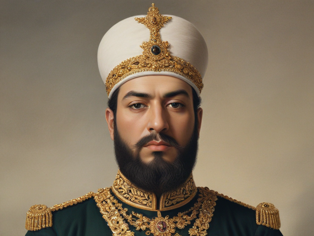 realistic view of nader shah of persia