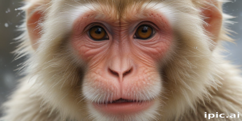 A Close-Up of a Monkey's Face Showcasing Intriguing Expressions and ...