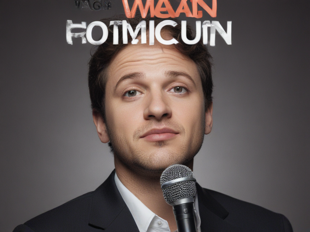 One man stand up Comedy poster