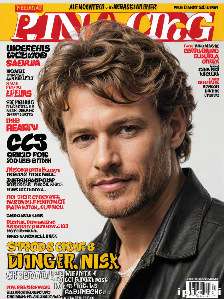 Exploring the Charismatic Presence of a Star on a Magazine Cover