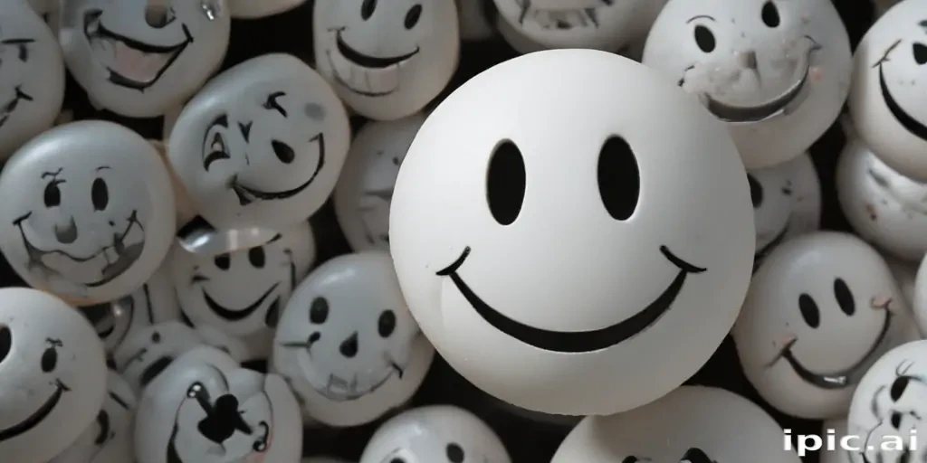 A Collection of Cheerful Smiley Faces Bringing Joy and Happiness Together.