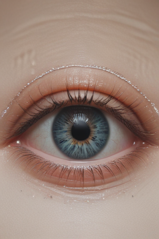 A Close-Up View of a Strikingly Detailed Human Eye with Unique Colors.